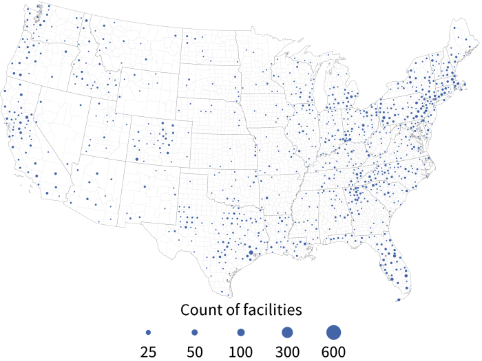 Water bottling across the U.S.