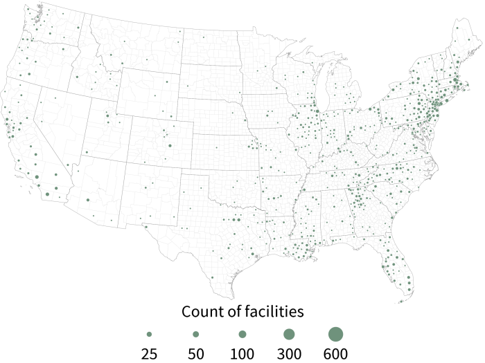 Water bottling across the U.S.